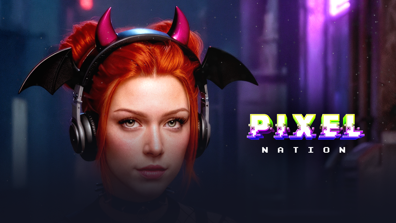 Women's Pixel Nation NightByte Headphones | Infinity Rising